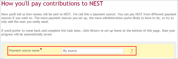 Setting up Direct Debit | Nest pensions