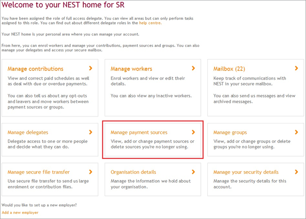 Using Direct Debit and setting up Nest late | Nest pensions