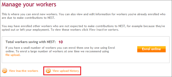 De-enrol a worker by file upload | Nest pensions