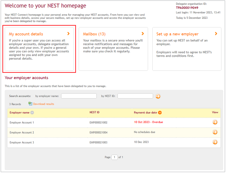 Removing user access to an employer | Nest pensions